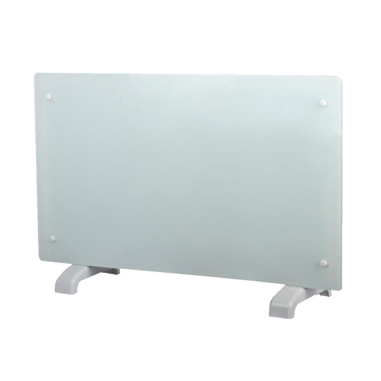 Electric Panel Heater in Black 2000w - Free Standing Wall Mounted ...