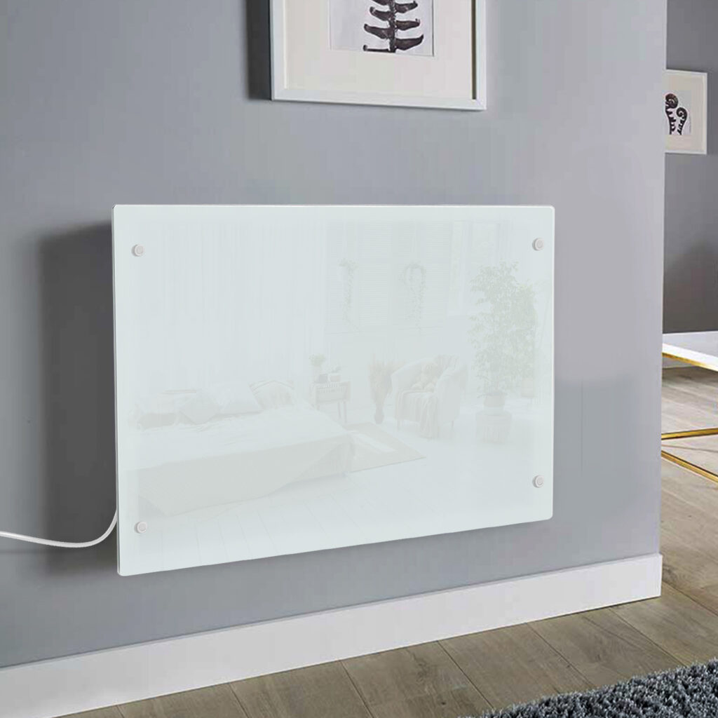 Electric Panel Heater in White 1500w - Free Standing Wall Mounted ...